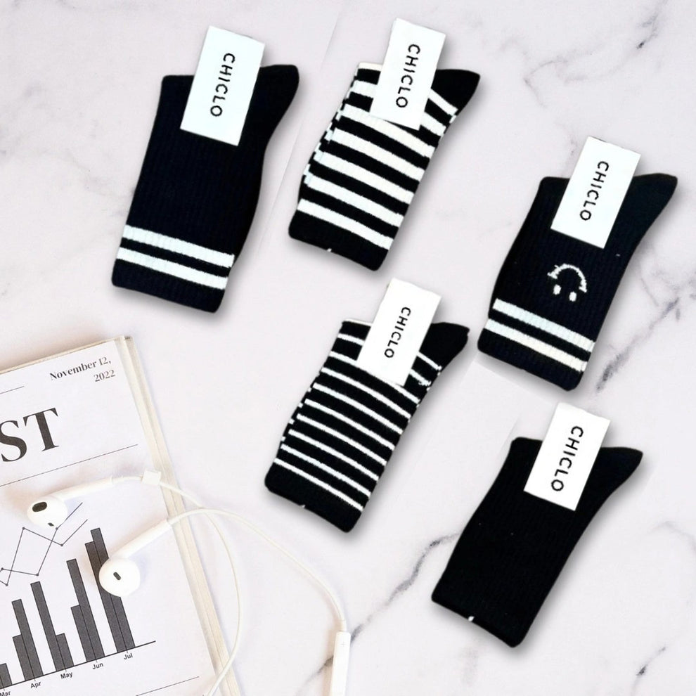 Chiclo Women Quarter Length Warm Socks, Pack of 5